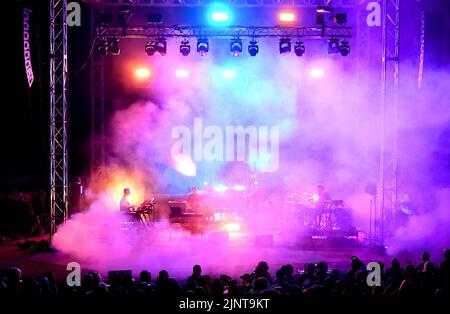 STS9, Sound Tribe Sector Nine performs at the Quarry Amphitheater on ...