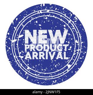 Simple vintage rubber stamp with New Product Arrival text Stock Vector ...
