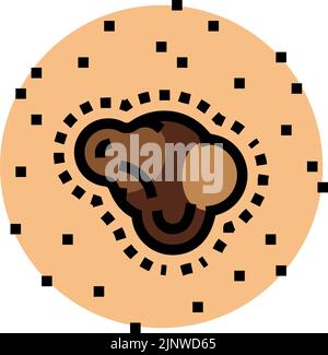 uneven borders mole melanoma color icon vector illustration Stock Vector Image & Art - Alamy