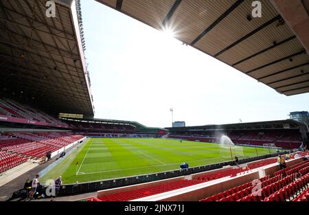A general view of the ground ahead of the Premier League match at ...
