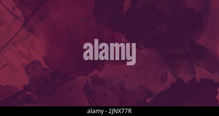 Color Wine Splash. Watercolour Maroon Pattern. Abstract Burgundy Banner ...