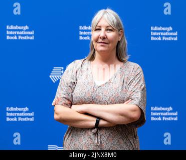 Author Sarah Smith at Edinburgh International Book Festival, Scotland ...