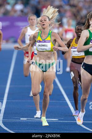Abbey Caldwell of Australia competing in the women’s 1500m heats at the ...