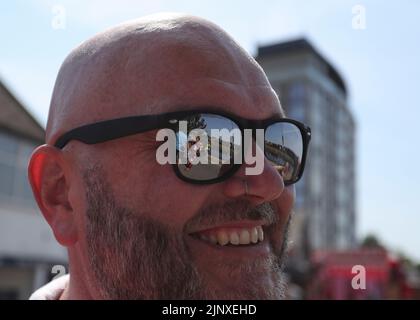 Nottingham Forest mascot Robin Hood greets wife of Nottingham Forest ...