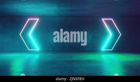 Abstract blue light arrow to right speed power technology futuristic ...