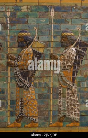 Babylonian Processional Way Pergamon Museum Berlin Germany Stock Photo ...