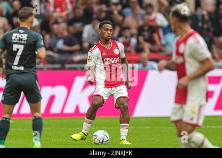 AMSTERDAM, NETHERLANDS - AUGUST 14: Jurrien Timber of Ajax during the ...
