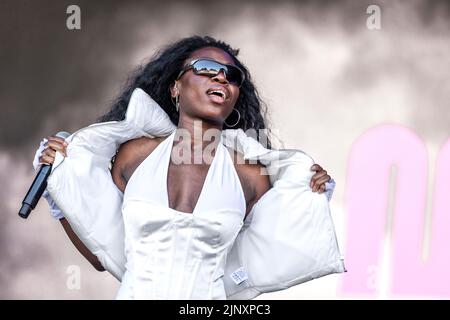 Oslo, Norway. 11th, August 2022. The Norwegian rapper and singer Myra ...