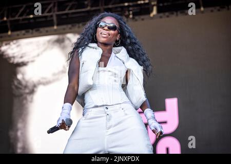 Oslo, Norway. 11th, August 2022. The Norwegian rapper and singer Myra ...