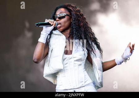 Oslo, Norway. 11th, August 2022. The Norwegian rapper and singer Myra ...