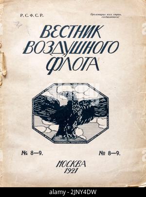 Front Cover of Russian magazine "Bulletin of the Air Fleet" (Russian ...