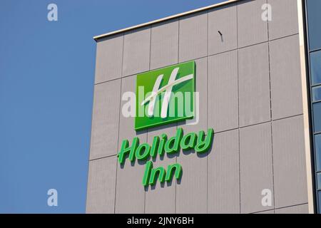 Holiday Inn branding 2022 on new hotel Stock Photo - Alamy