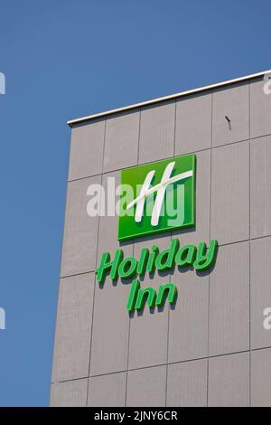 Holiday Inn branding 2022 on new hotel Stock Photo - Alamy