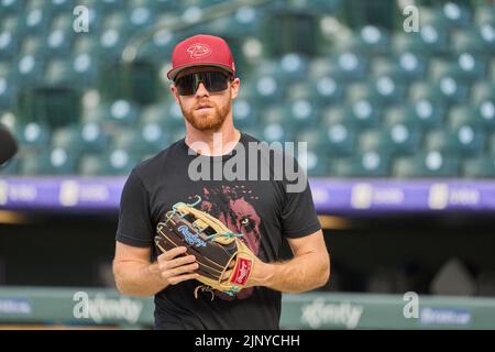 August 13 2022: Arizona outfielder Jordan Luplow (8) during batting ...