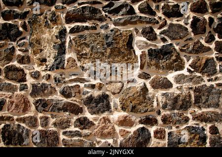 Unusual stone wall in Utah Stock Photo - Alamy