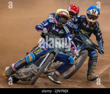Leon Flint of United Kingdom during the 2022 FIM Speedway Grand Prix 2 ...