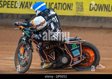 Jan Kvech (Czech Republic) (Blue) leads Kevin Juhl Pedersen (Denmark ...