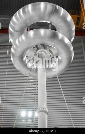 Pulse voltage generator electric equipment at tests in lab Stock Photo ...