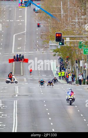 Elite Wheelchair racers Samuel Rizzo, Richard Colman and Jacqueline ...