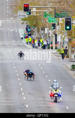 Elite Wheelchair racers Samuel Rizzo, Richard Colman and Jacqueline ...