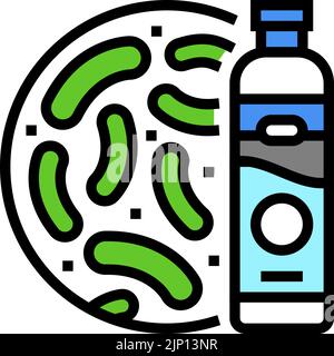 bacteria aquarium fish color icon vector illustration Stock Vector ...