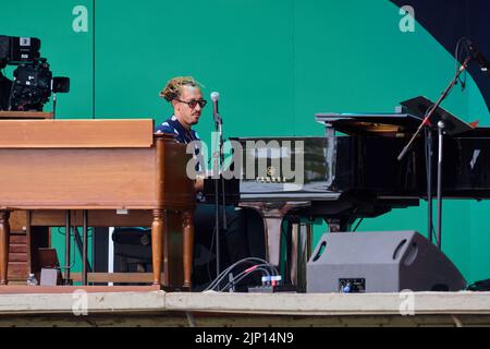 Gerald Clayton on the Jimmy Lyons Stage at the 2021 Monterey Jazz ...