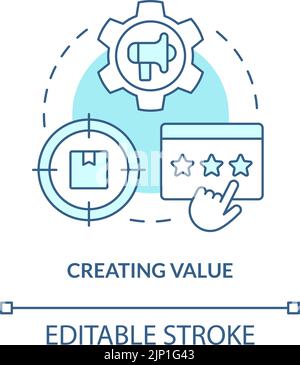 Create product turquoise concept icon Stock Vector Image & Art - Alamy