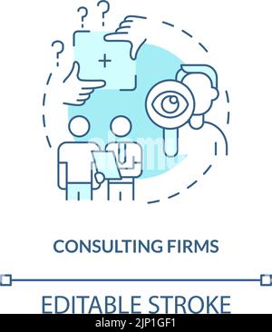 Consulting firms concept icon Stock Vector Image & Art - Alamy