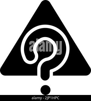 Unknown icon vector, filled flat sign, solid pictogram isolated on ...