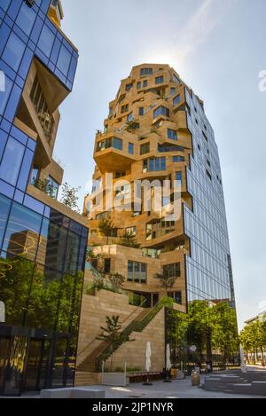 Amsterdam, Netherlands. August 2022. Residential building the Valley ...