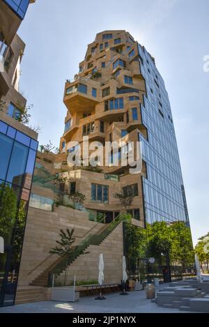 Amsterdam, Netherlands. August 2022. Residential building the Valley ...