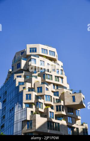 Amsterdam, Netherlands. August 2022. Residential building the Valley ...
