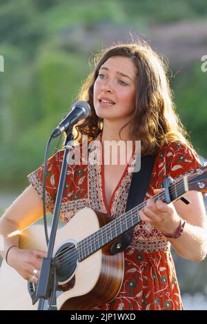 Meryl Elin Singing at Amlwch, Green Spaces Dark Skies event. Anglesey ...