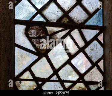 Stained glass window believed to depict Edward V aka John Evans - Evans ...