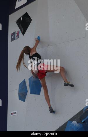 Hannah Meul (Germany). Sport Climbing. European Championships Munich ...