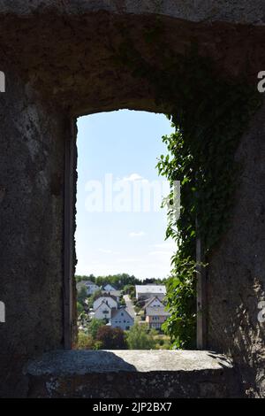 castle ruin in Ulmen Stock Photo - Alamy