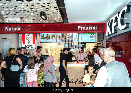 The first KFC restaurant in Sarajevo was opened today Stock Photo - Alamy