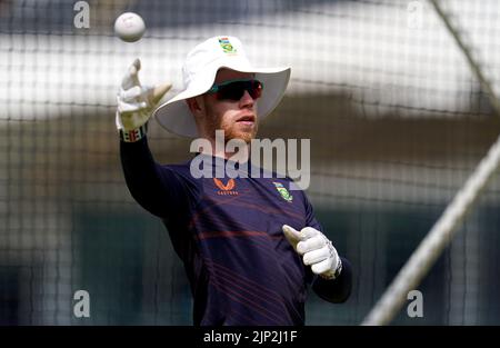 South Africa's Kyle Verreynne during a nets session at Lord's, London ...