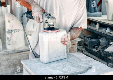 grinding, mason, marble, masons, marbles Stock Photo - Alamy