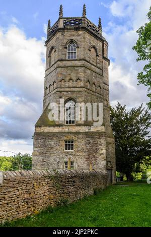 Culloden Tower in Richmond, North Yorkshire Stock Photo - Alamy