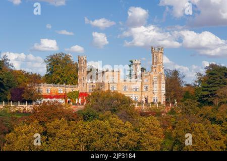 Hotel Schloss Eckberg in the Elbe valley. One of the tree famous ...