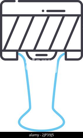 Clipboard icon. Outline clipboard vector icon color flat isolated Stock ...