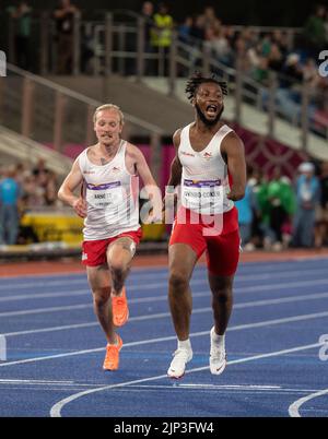 Emmanuel Temitayo OYINBO-COKER of England celebrates winning gold in ...