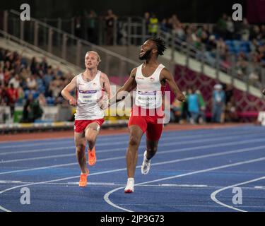 James Arnott and Emmanuel Temitayo Oyinbo-Coker of England competing in ...
