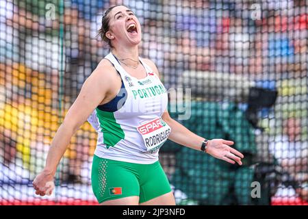 MUNCHEN, GERMANY - AUGUST 15: Irina Rodrigues of Portugal competing in ...