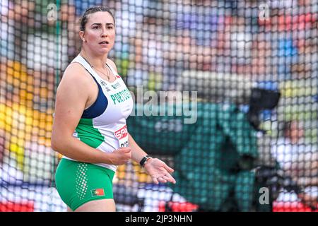 MUNCHEN, GERMANY - AUGUST 15: Irina Rodrigues of Portugal competing in ...