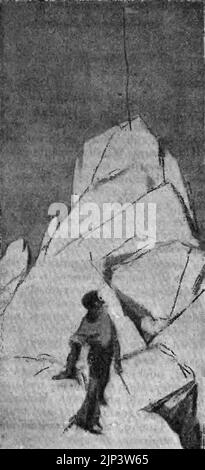 The First Men In The Moon by Claude Shepperson 10 Stock Photo - Alamy