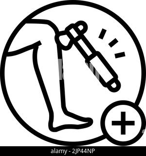 nerves examining health check icon doodle illustration Stock Vector ...