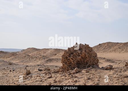 The Wadi Dahek Nature Reserve located in the North-Eastern Badia within ...