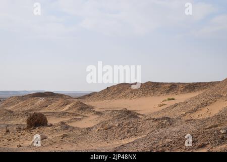 The Wadi Dahek Nature Reserve located in the North-Eastern Badia within ...